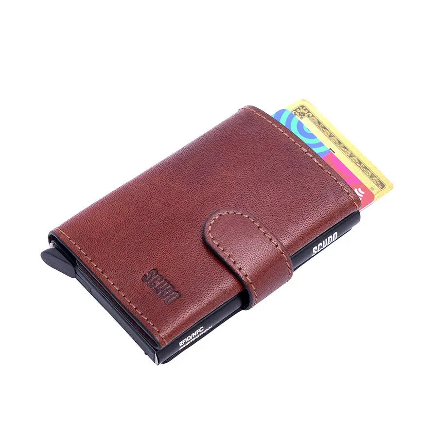 Slim Wallet - Tuscany - Cognac – Scudo